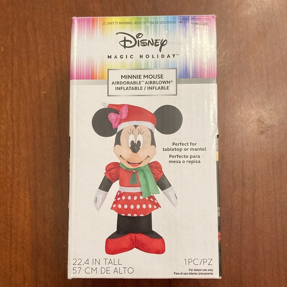 Disney | Other | Disney Magic Holiday Mini Mouse Airdorable 22 Inch ...